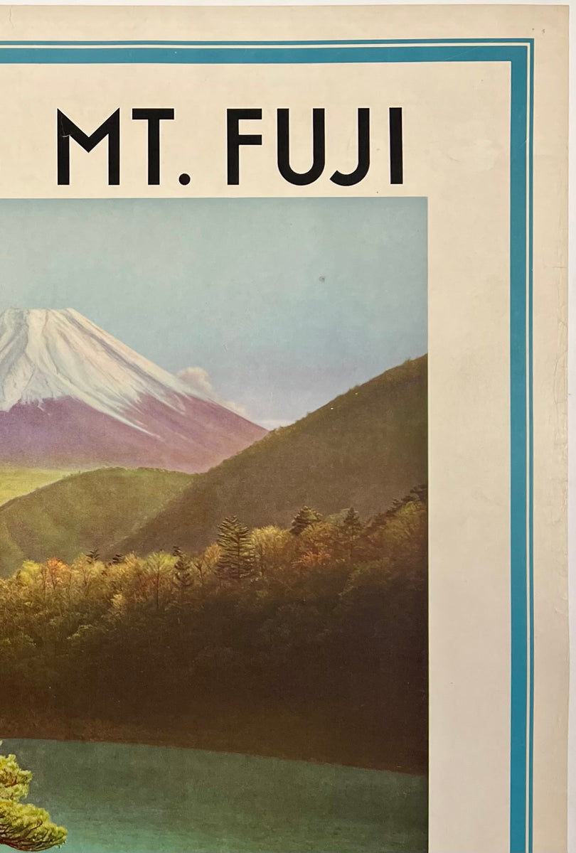 MT. FUJI Poster JAPAN - JAPANESE GOVERNMENT RAILWAYS – CHICAGO VINTAGE POSTERS