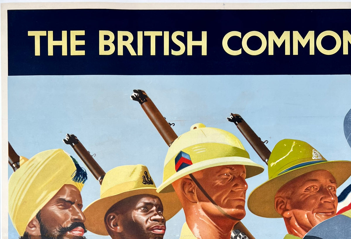 Original Vintage Poster THE BRITISH COMMONWEALTH OF NATIONS - TOGETHER ... Original Vintage Poster THE BRITISH COMMONWEALTH OF NATIONS - TOGETHER ...