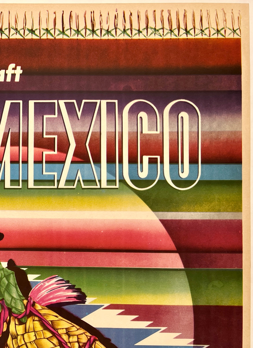Original Vintage Poster COLORFUL HANDCRAFT - MEXICO – CHICAGO VINTAGE ...