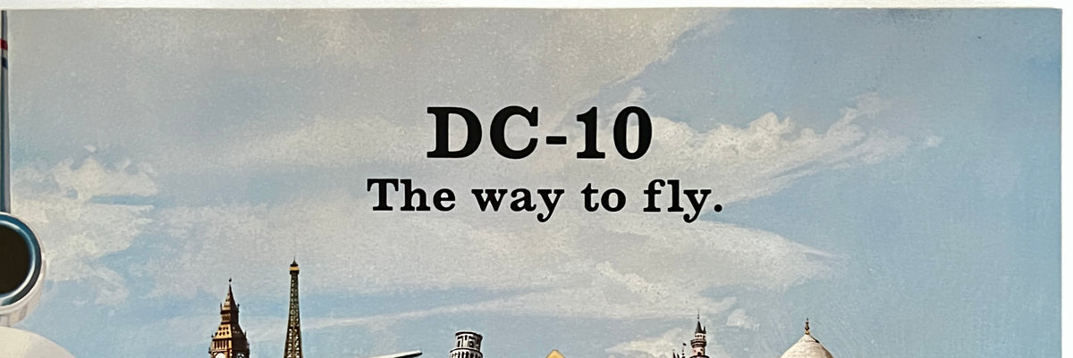 DC-10 Poster THE WAY TO FLY – CHICAGO VINTAGE POSTERS