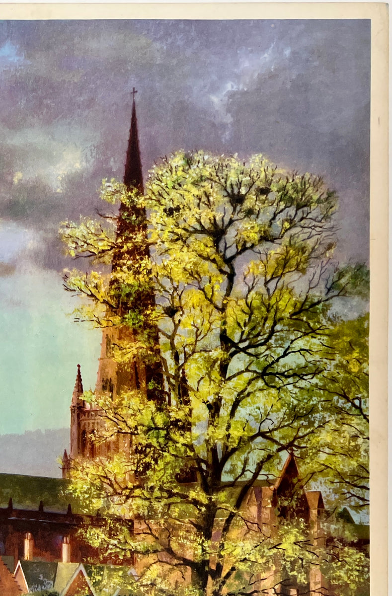LICHFIELD CATHEDRAL Poster BRITISH RAILWAYS – CHICAGO VINTAGE POSTERS
