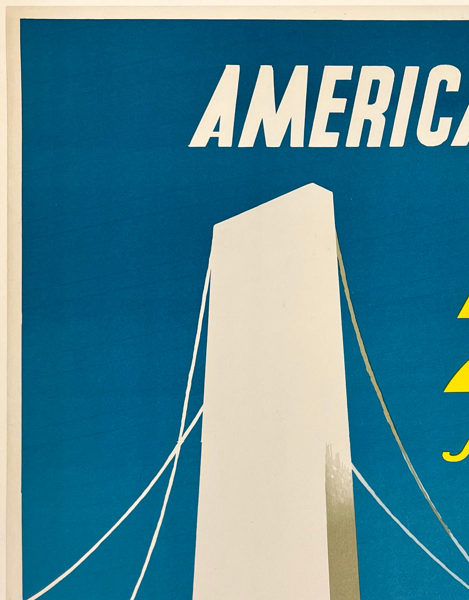 AMERICAN AIRLINES Poster - SAN FRANCISCO 707 JET FLAGSHIP – CHICAGO ...