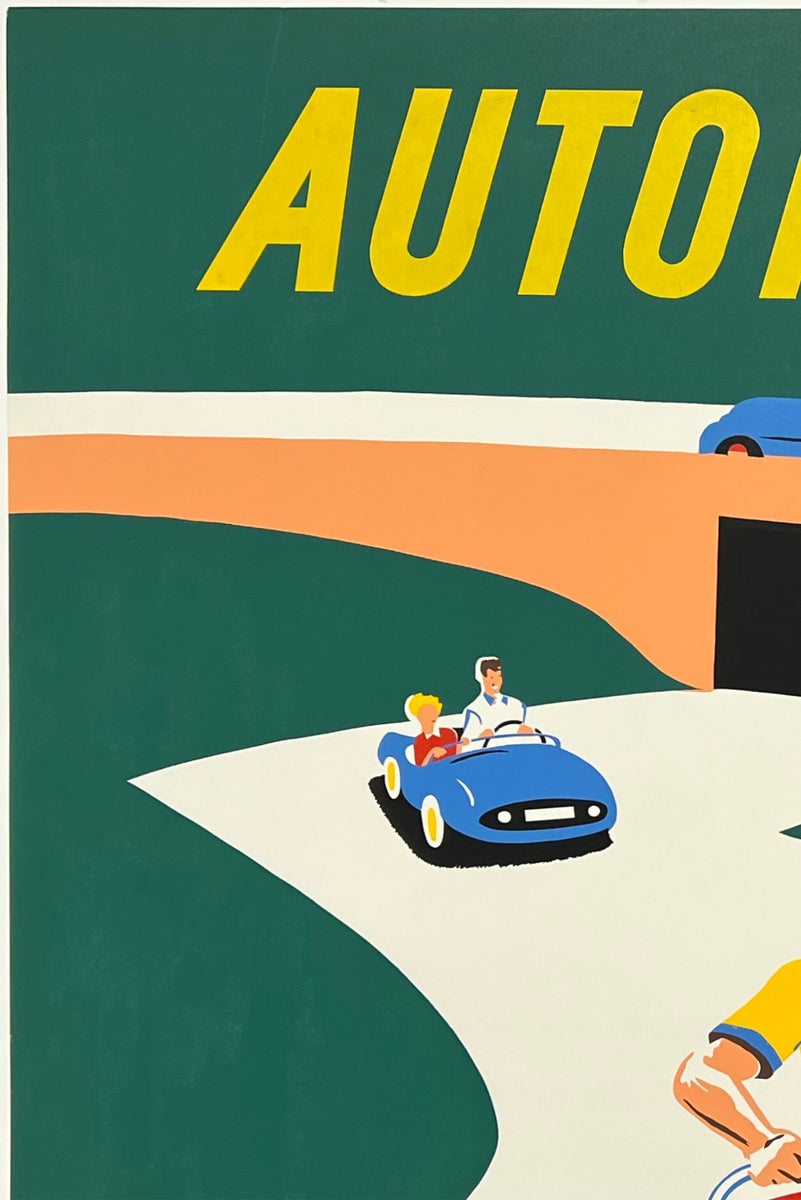 DISNEYLAND Poster TOMORROWLAND - AUTOPIA – CHICAGO VINTAGE POSTERS