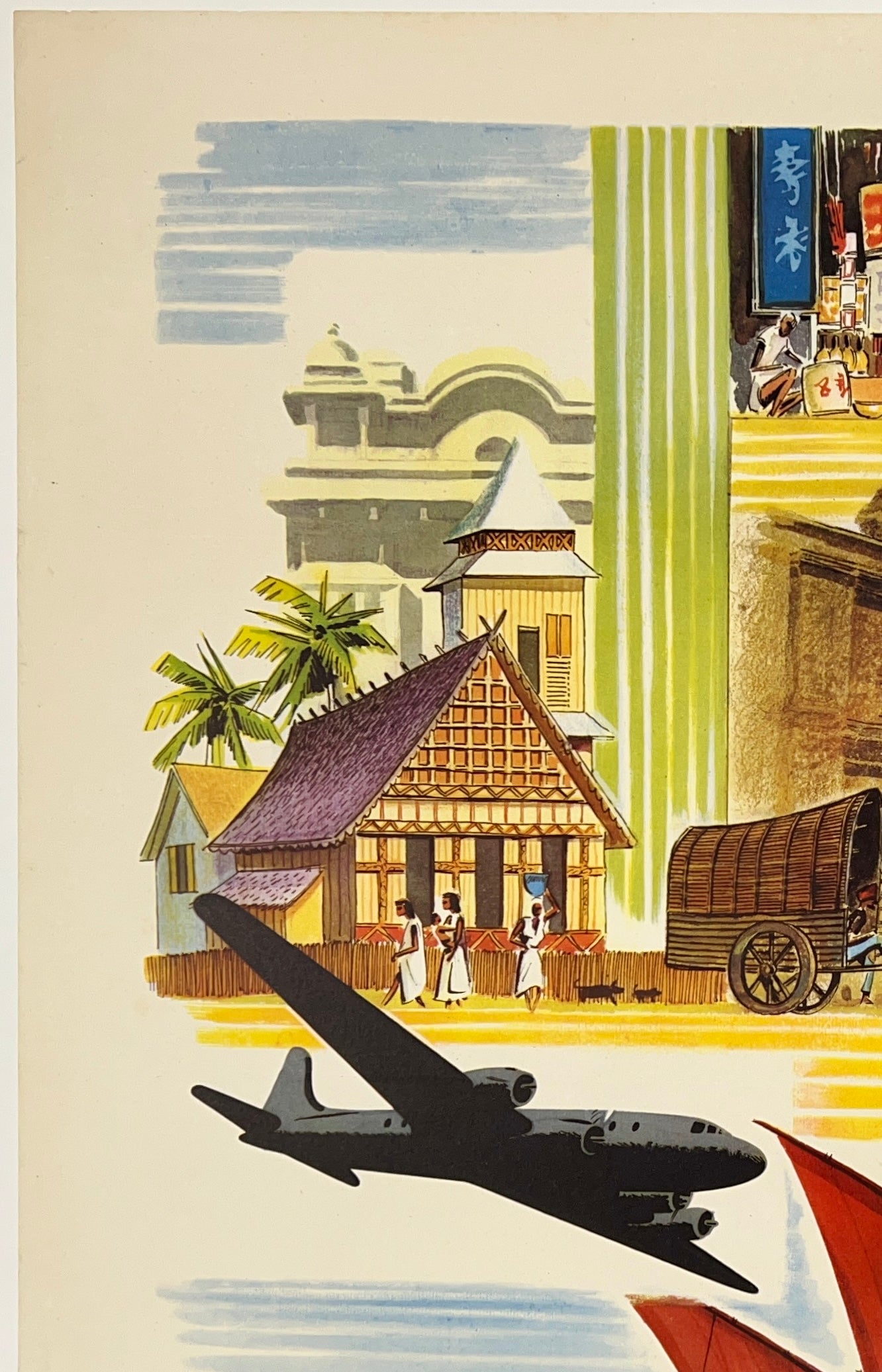 AIR CEYLON Poster – CHICAGO VINTAGE POSTERS
