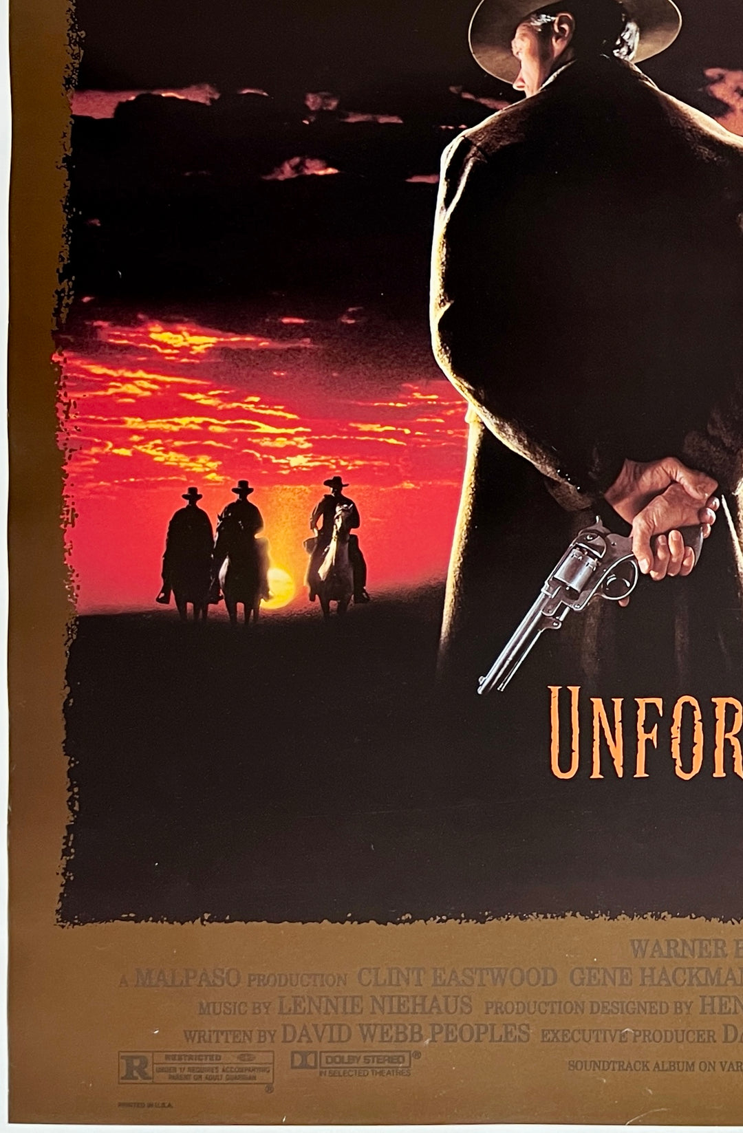 Original Movie Poster UNFORGIVEN – CHICAGO VINTAGE POSTERS