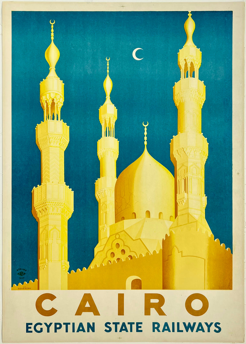 CAIRO Poster EGYPTIAN STATE RAILWAYS – CHICAGO VINTAGE POSTERS