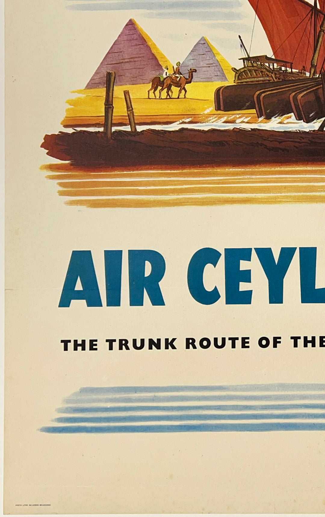 AIR CEYLON Poster – CHICAGO VINTAGE POSTERS