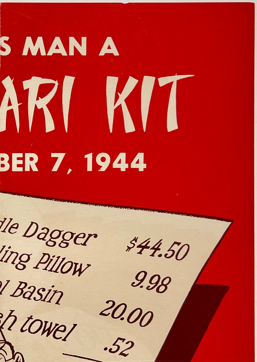 BUY THIS MAN A HARI-KARI KIT Poster BUY EXTRA WAR BONDS – CHICAGO ...