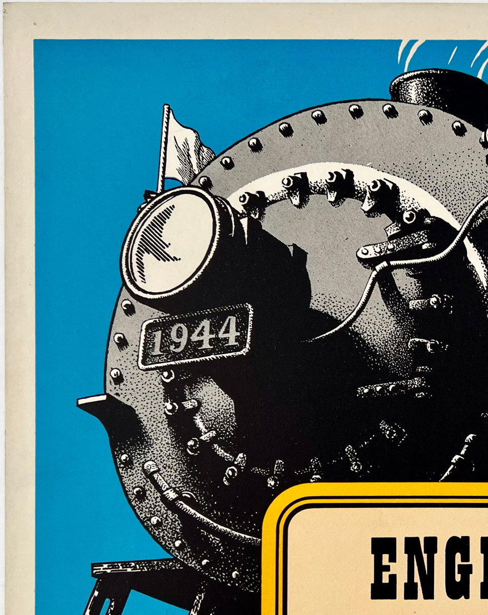 Original Vintage Poster ENGINES OF WAR – CHICAGO VINTAGE POSTERS