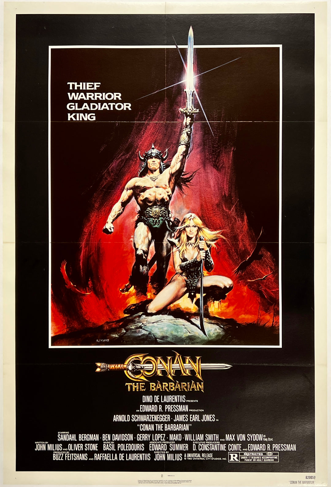 CONAN THE BARBARIAN Movie Poster – CHICAGO VINTAGE POSTERS