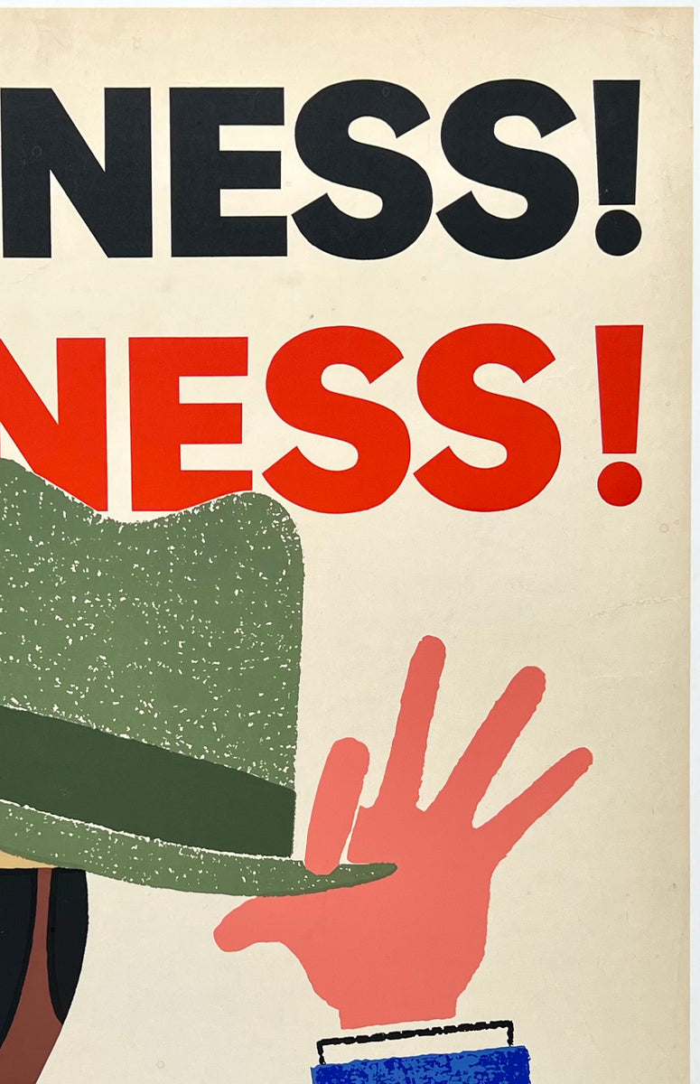 Original Vintage Poster GOODNESS! GUINNESS! – CHICAGO VINTAGE POSTERS