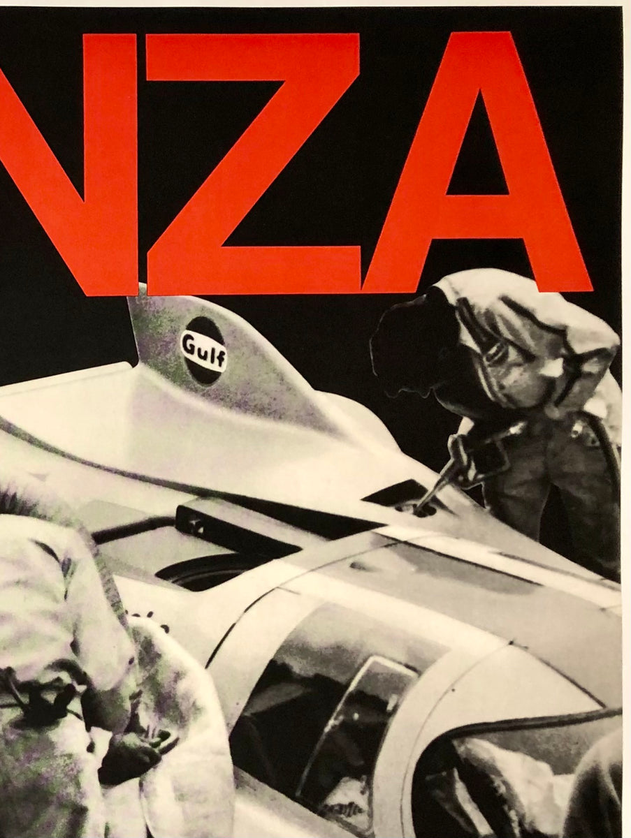 Original Vintage Poster MONZA 71 - PORSCHE - 1971 GULF 917 – CHICAGO ...
