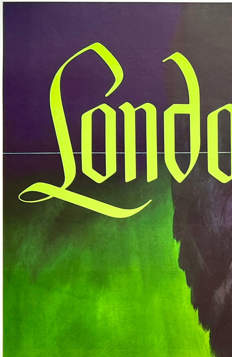 Original Vintage Poster LONDON - TRANS WORLD AIRLINES - TWA – CHICAGO ...