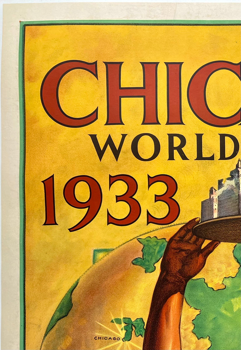 Original Vintage Poster CHICAGO WORLD'S FAIR 1933 - CENTURY OF PROGRESS ...