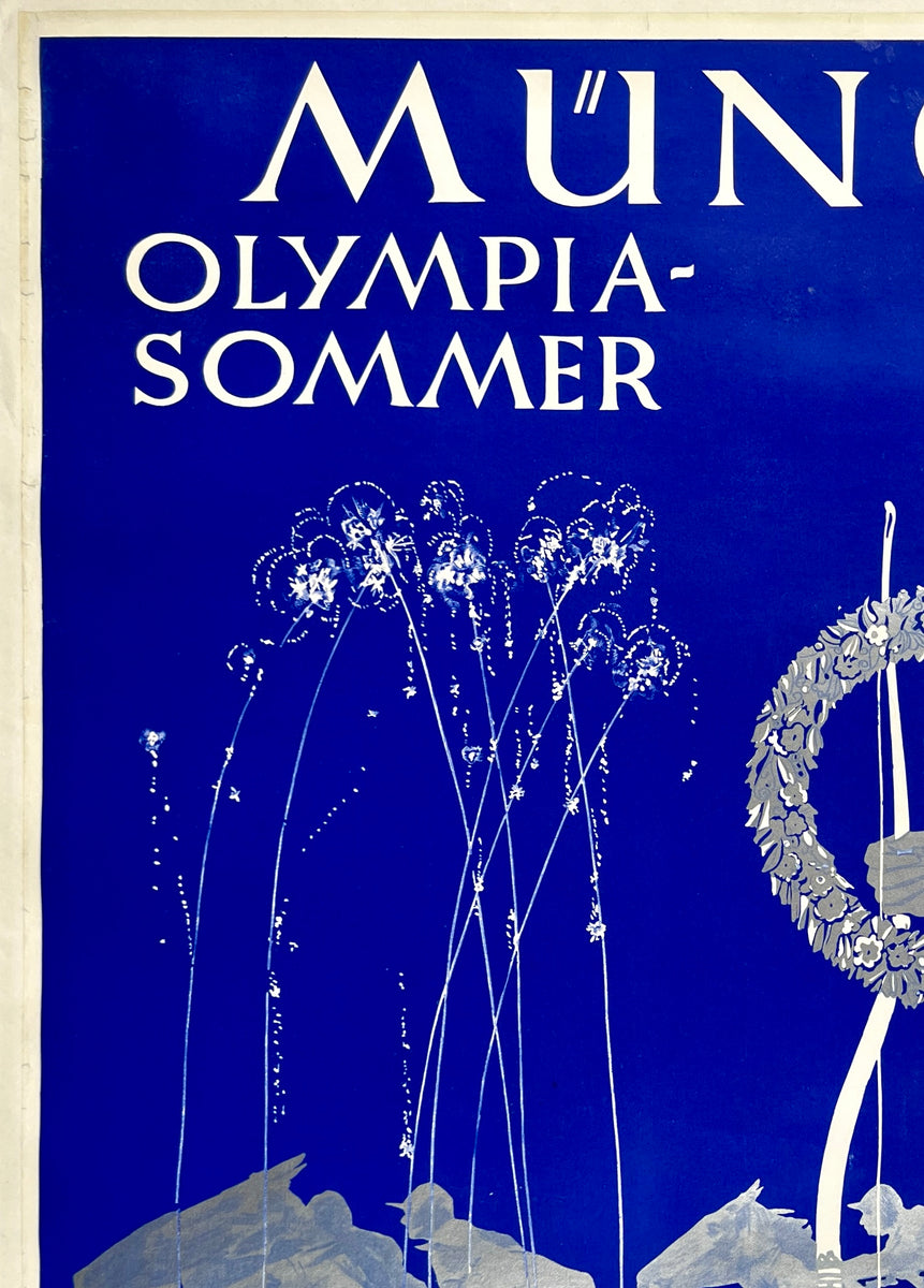 Original Vintage Poster MUNCHEN OLYMPIA-SOMMER - 1936 SUMMER OLYMPICS ...