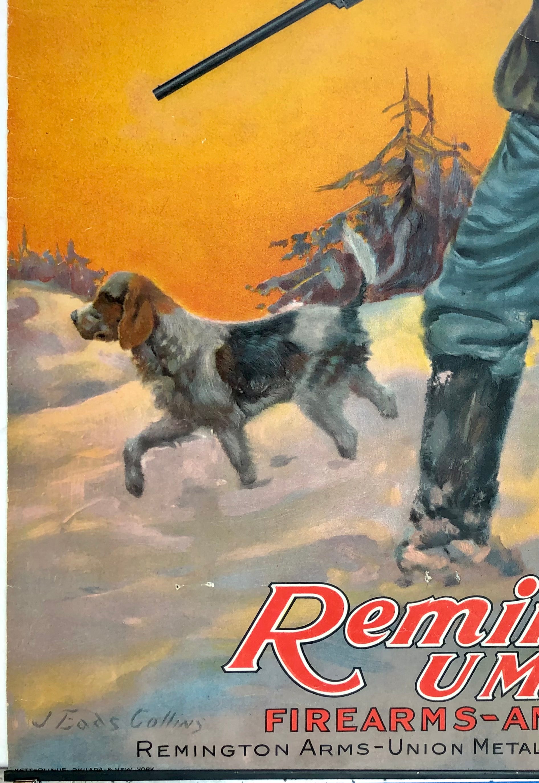 Original Vintage Poster REMINGTON UMC - FIREARMS-AMMUNITION – CHICAGO ...