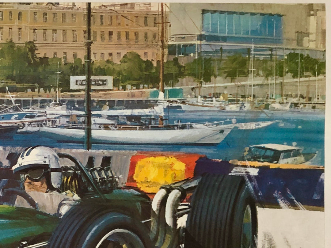Original Vintage Poster MONACO GRAND PRIX 1968 - First Printing Poster ...