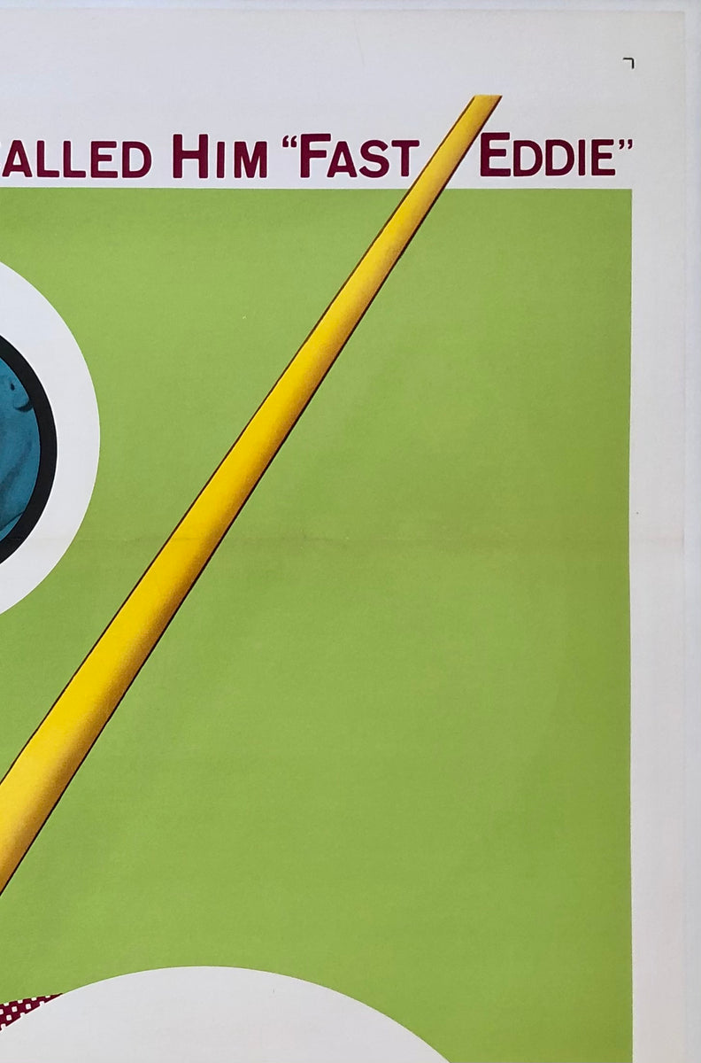 Original Vintage Poster THE HUSTLER - THEY CALLED HIM "FAST EDDIE ...