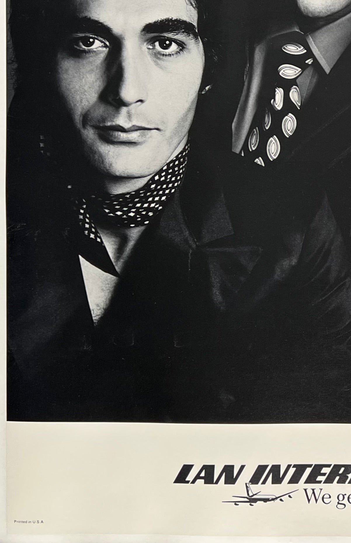 Original Vintage Poster LAN INTERNATIONAL AIRLINES - THE WILD ANIMALS ...